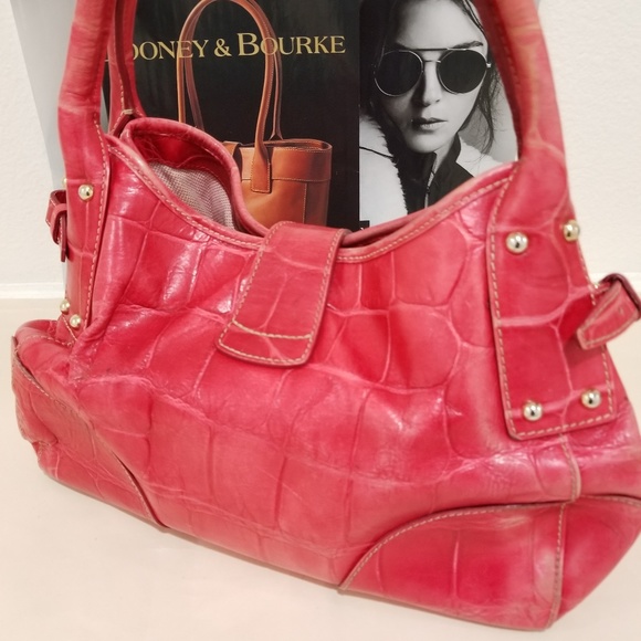 Dooney & Bourke | Bags | Dooney And Bourke Red Embossed Leather Purse ...